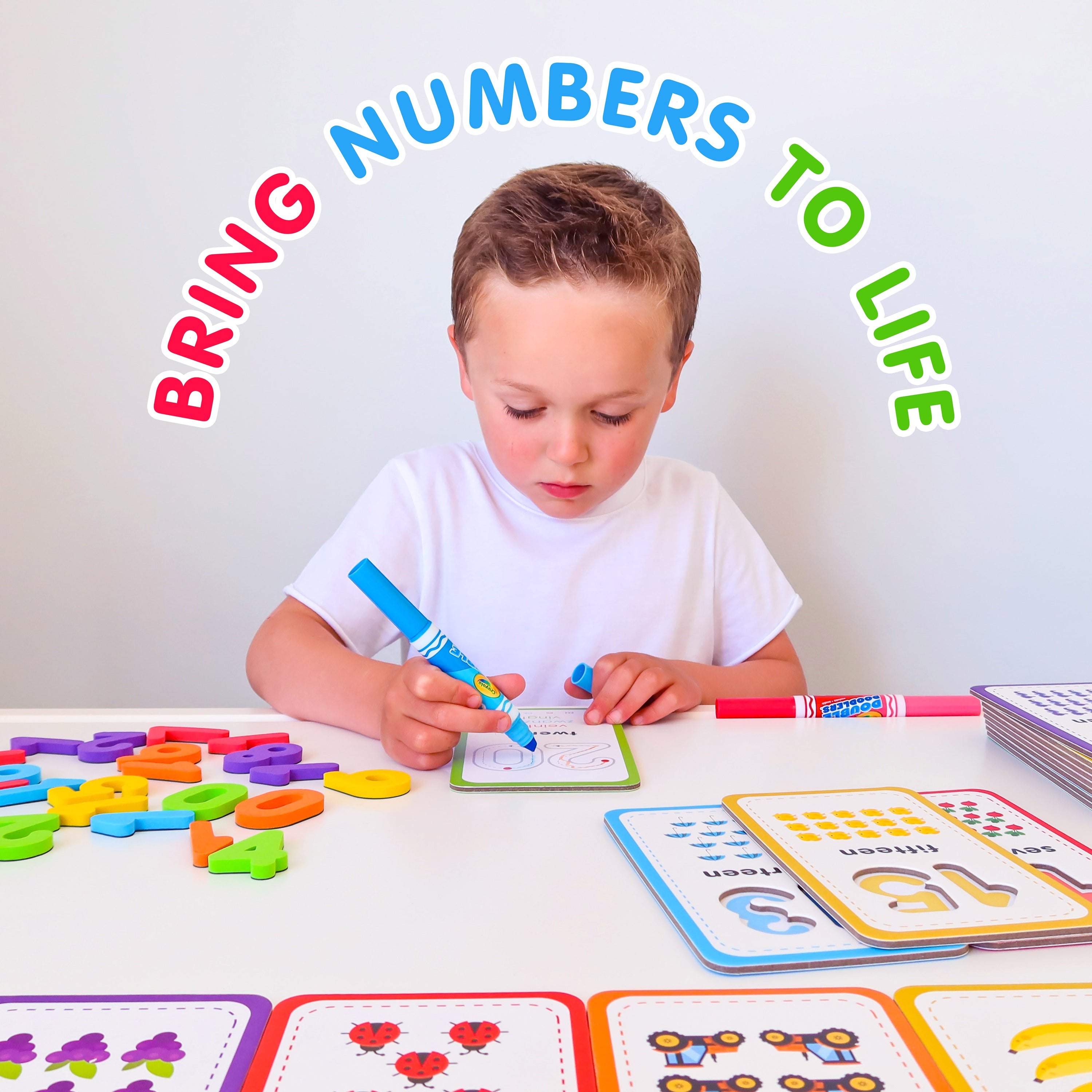 Flashcards & 123 Magnetic Numbers – Curious Columbus Kids
