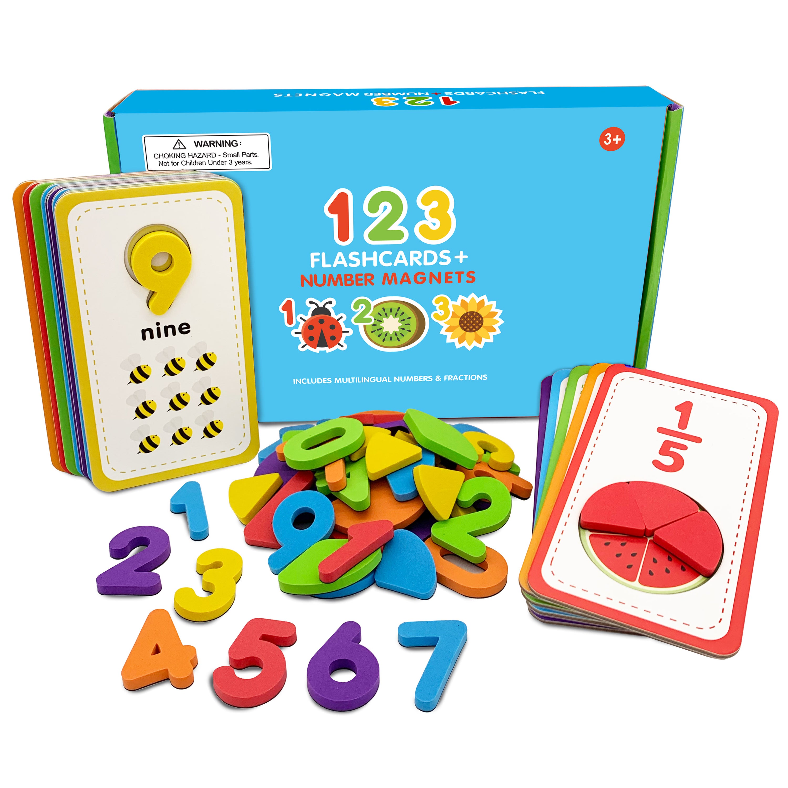 Flashcards & 123 Magnetic Numbers – Curious Columbus Kids