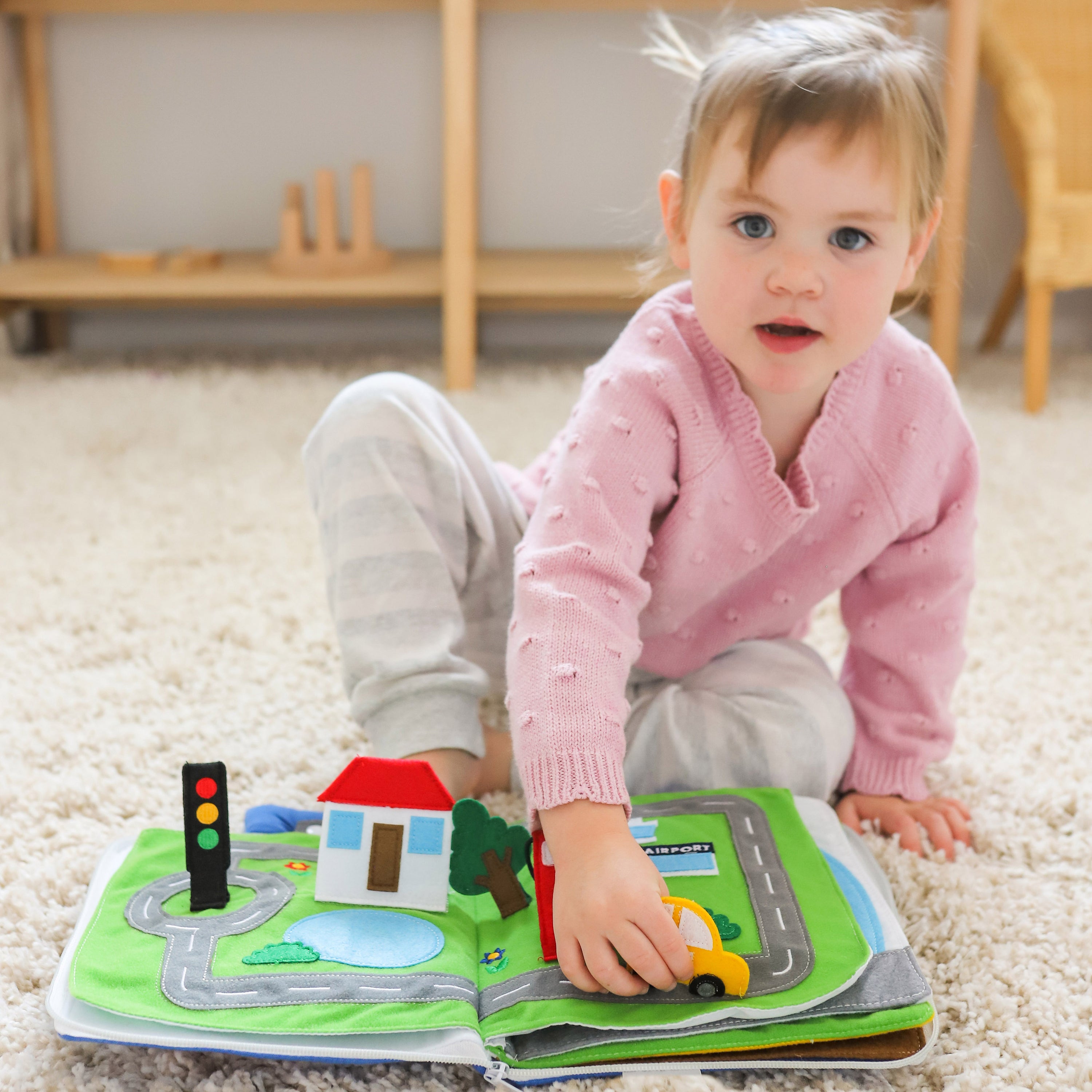 Fabric Activity Book - Away We Go – Curious Columbus Kids