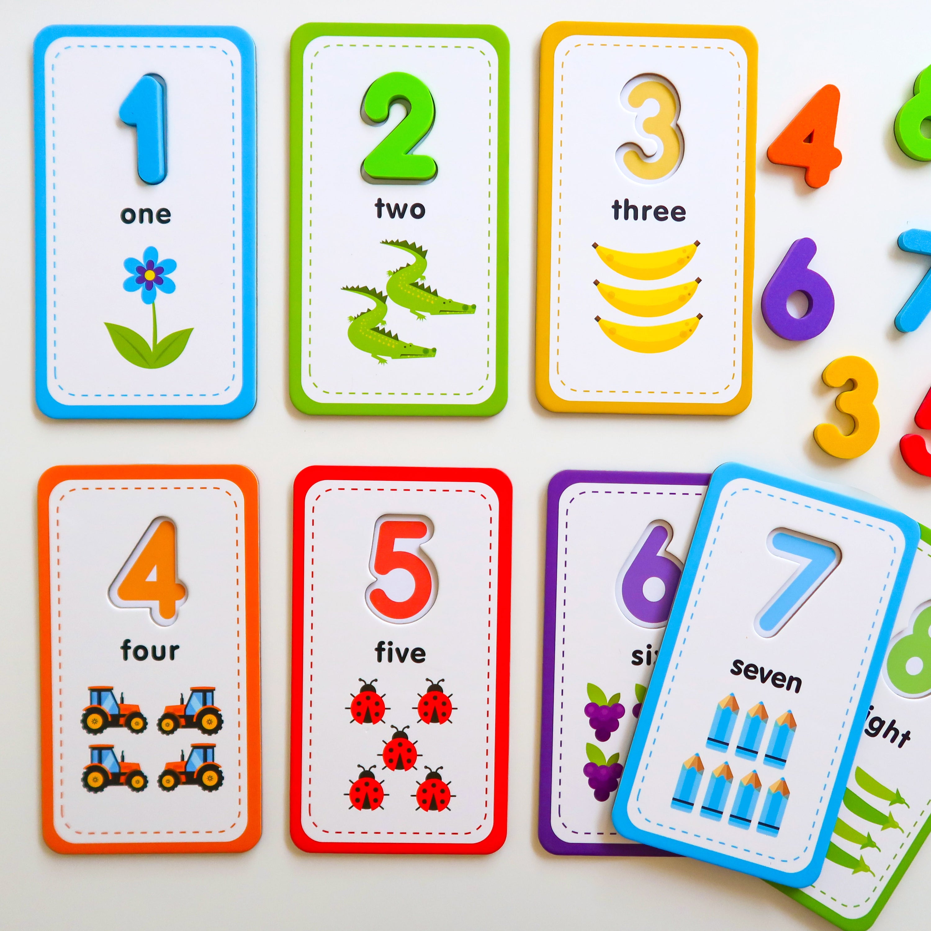 Flashcards & 123 Magnetic Numbers – Curious Columbus Kids